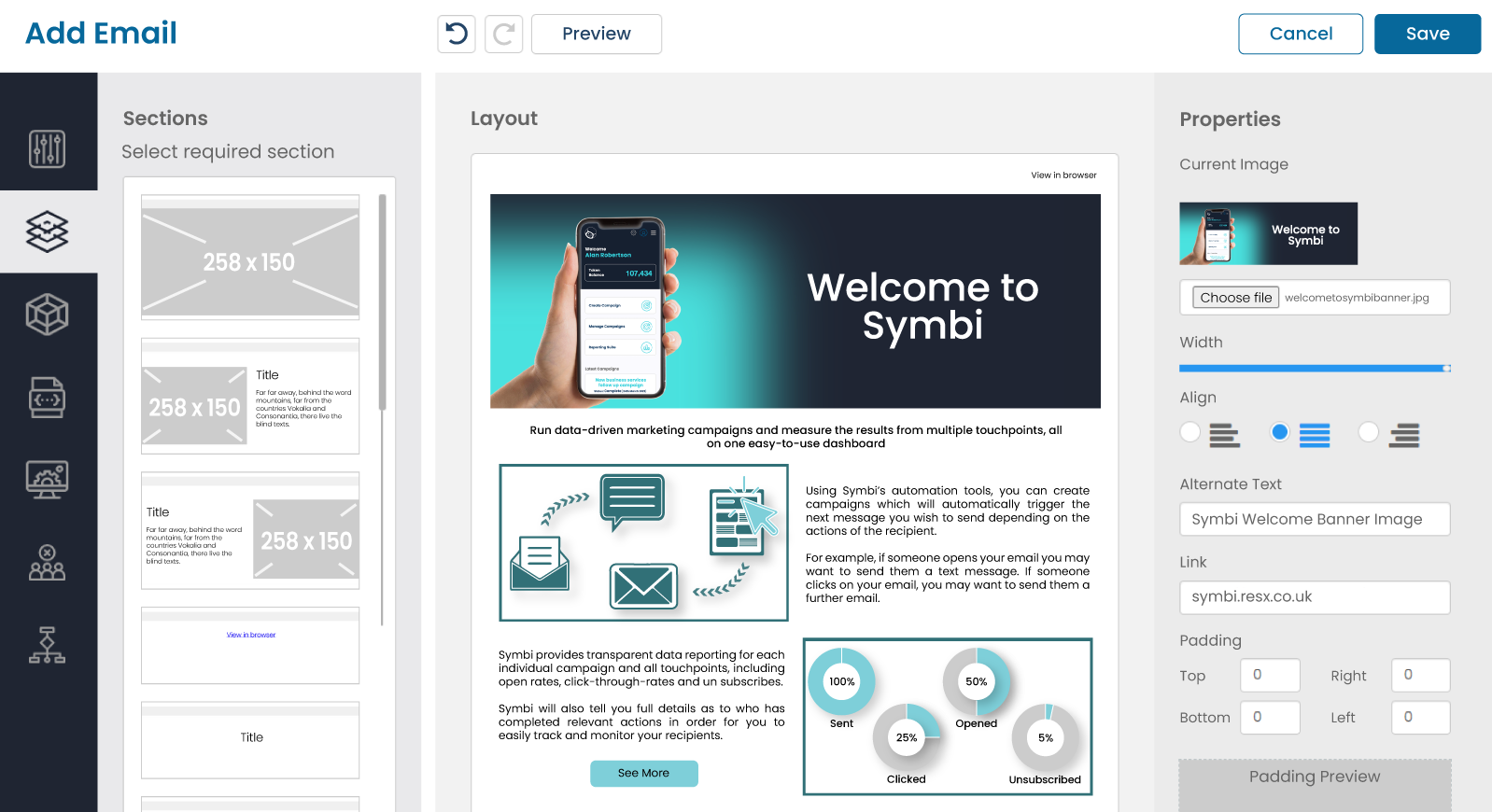 Symbi Campaign Manager - ResX